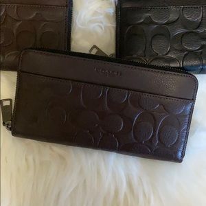 Coach | Bags | Coach Man Long Zip Wallet | Poshmark